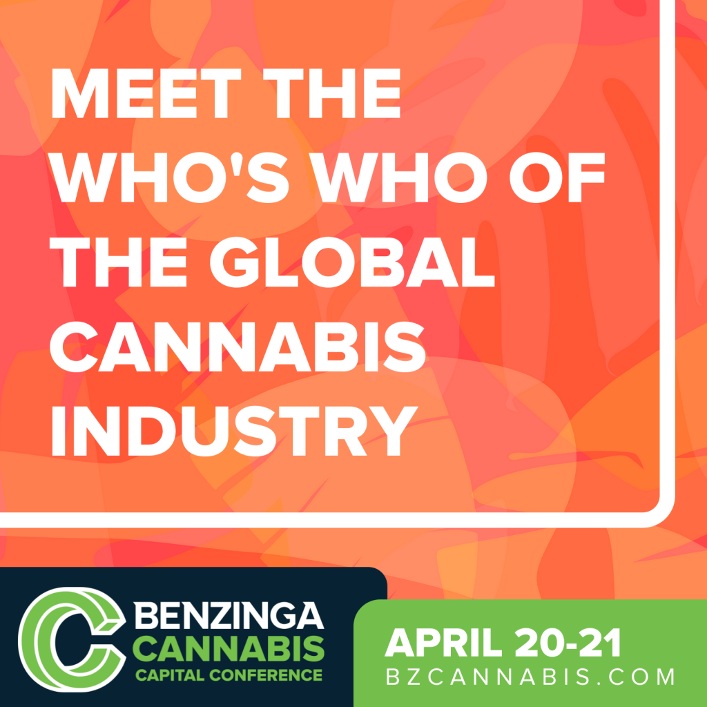 Benzinga Cannabis Capital Conference Returns to Miami on Wednesday - S. Florida Business & Wealth