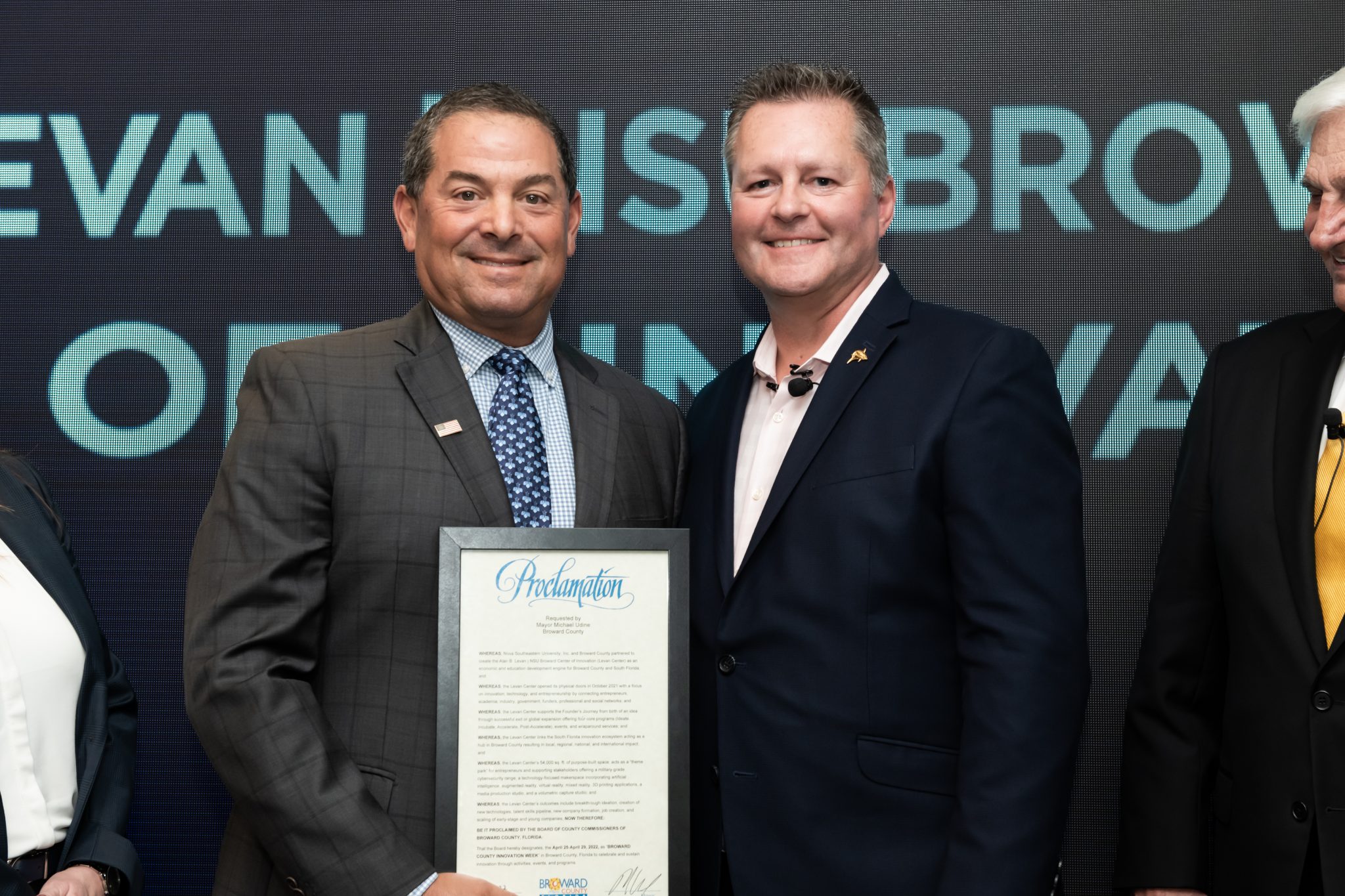 Alan B Levan | NSU Broward Center of Innovation Held Future Forward ...