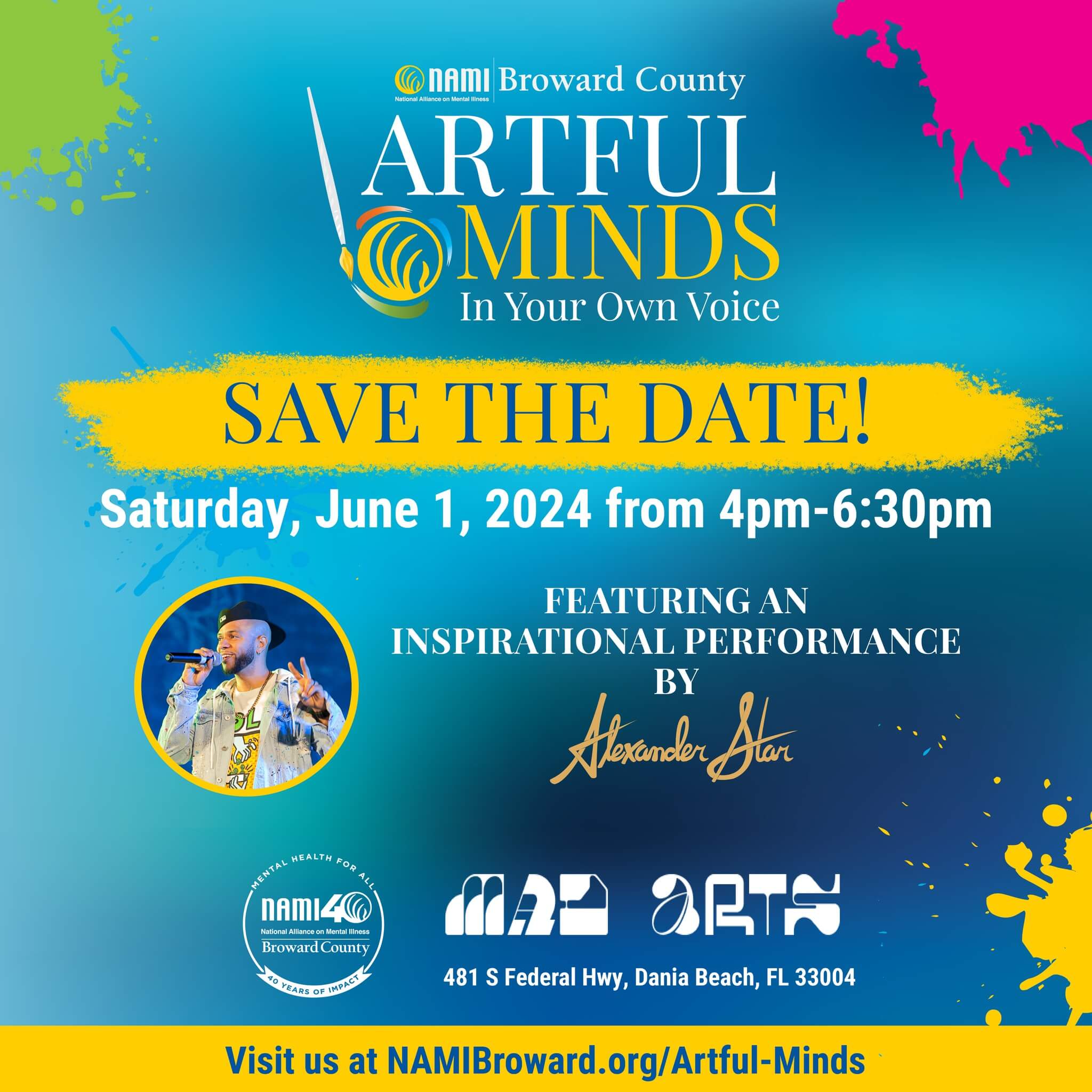 NAMI Broward County Hosts 3rd Annual “Artful Minds” Event - S. Florida Business & Wealth