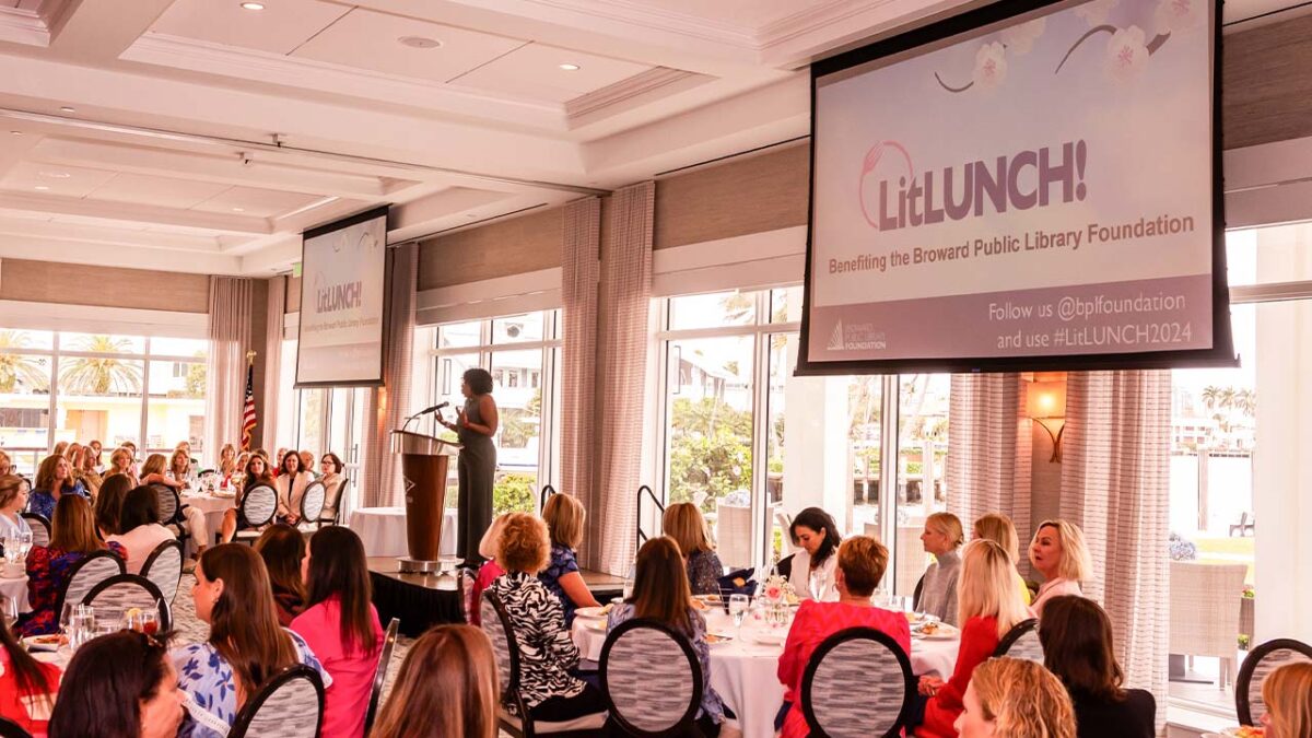 Broward Public Library Foundation Hosts 15th Annual LitLUNCH - S. Florida Business & Wealth
